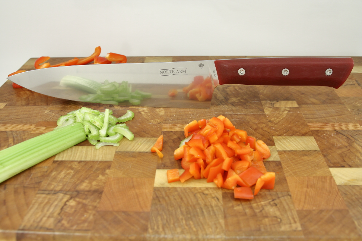 Alder 8 Inch Chefs Knife - North Arm Knives